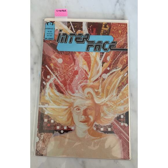Eclipse Comics | Accents | Vintage 989 Inter Face No 1 Comics | Poshmark